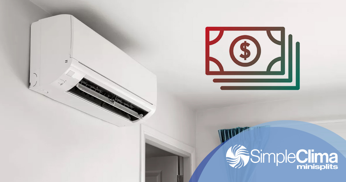 ¿Cuánto cuesta un minisplit de aire acondicionado?